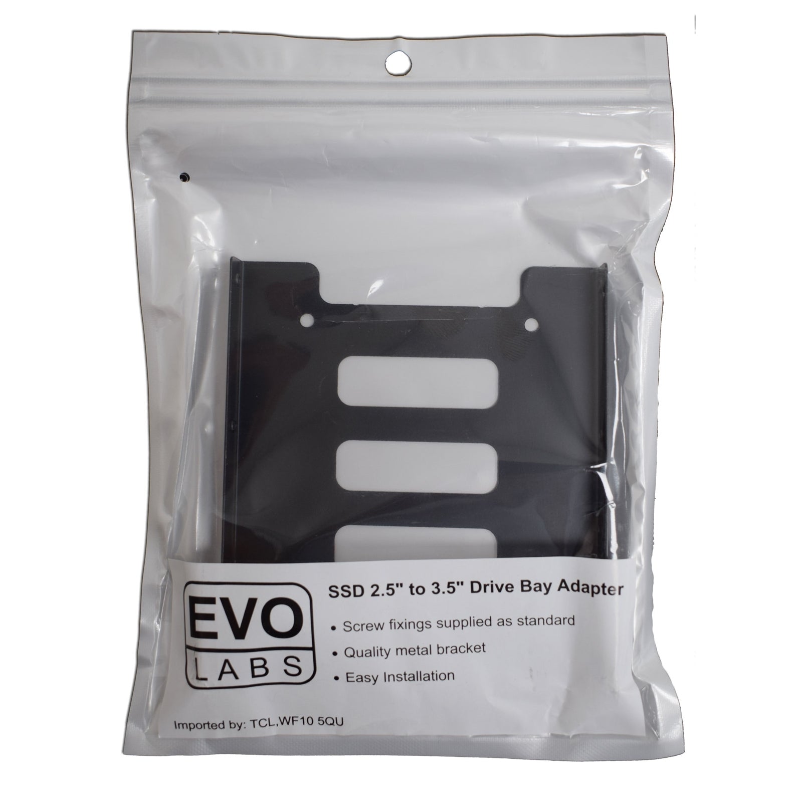 Evo Labs 2.5 INCH to 3.5 INCH Single Internal Drive Bay Adapter, Metal ...